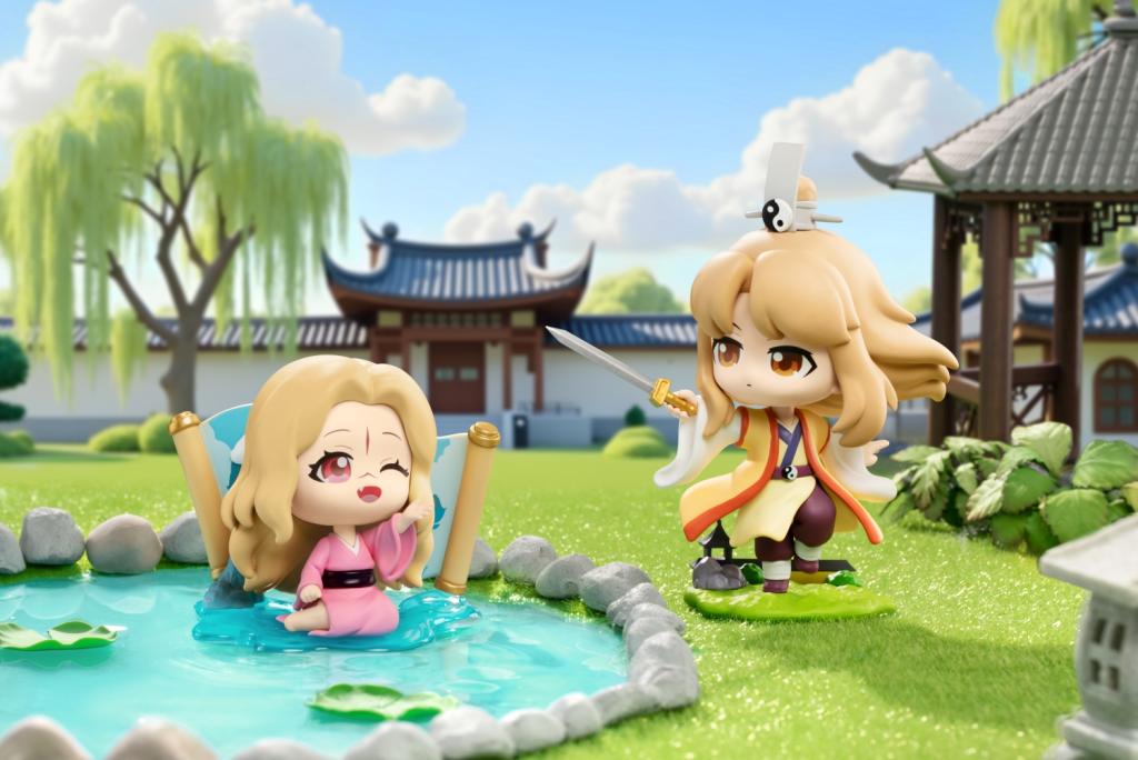 FOX SPIRIT MATCHMAKER - Sea oath mountain - Blind Box 8 Figure set ...