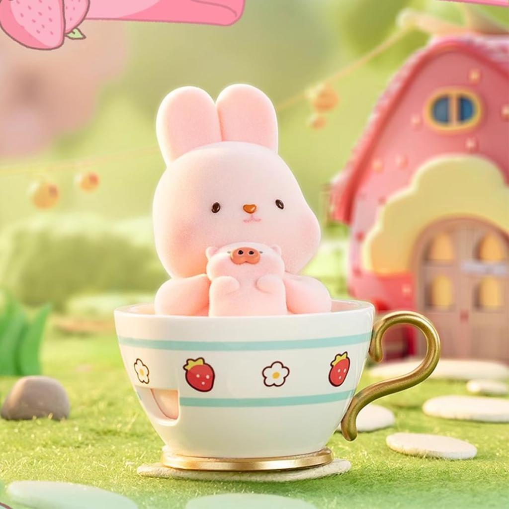 MOMO BUNNY - Strawberry Town - Blind Box 8 Figure set 10cm ...