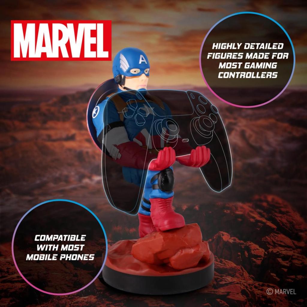 MARVEL - Captain America - Controller & Phone Support - 20cm ...