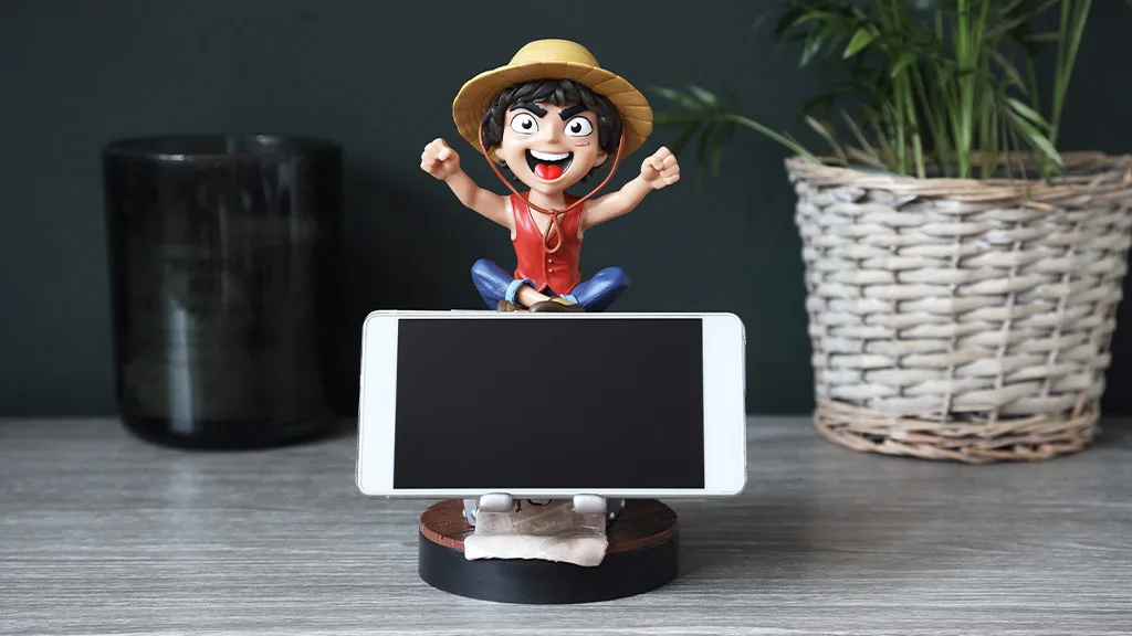 ONE PIECE - Luffy - Support Manette & Portable - 20cm : ShopForGeek.com ...