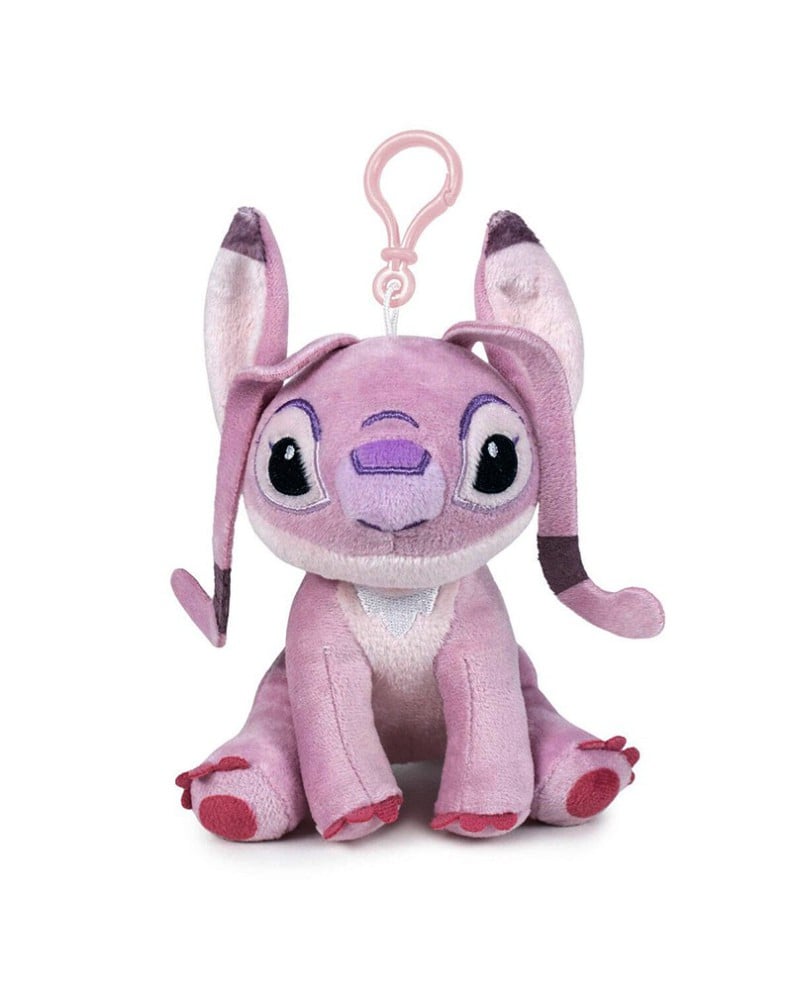 LILO & STITCH - Angel Keychain Plush With Sound - 15cm : ShopForGeek ...