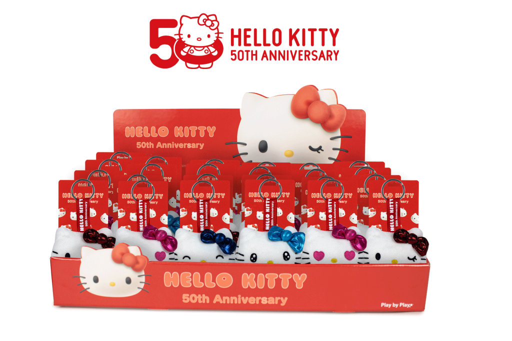 HELLO KITTY - Assortment of 24 Keychain Plushs - 4 models- 7cm ...