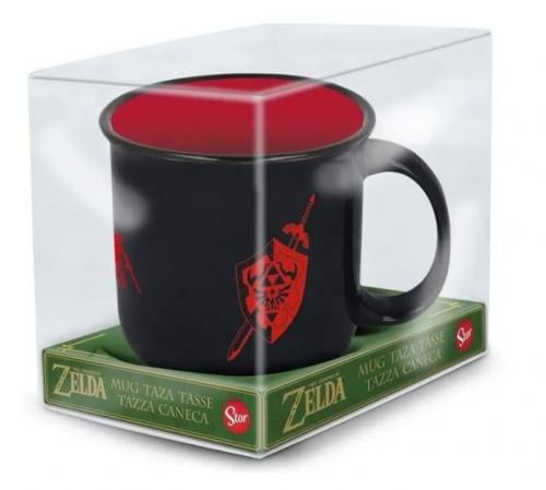 ZELDA - Coffee Mug 600ml Link Aluminium Luster Effect : ShopForGeek.com ...