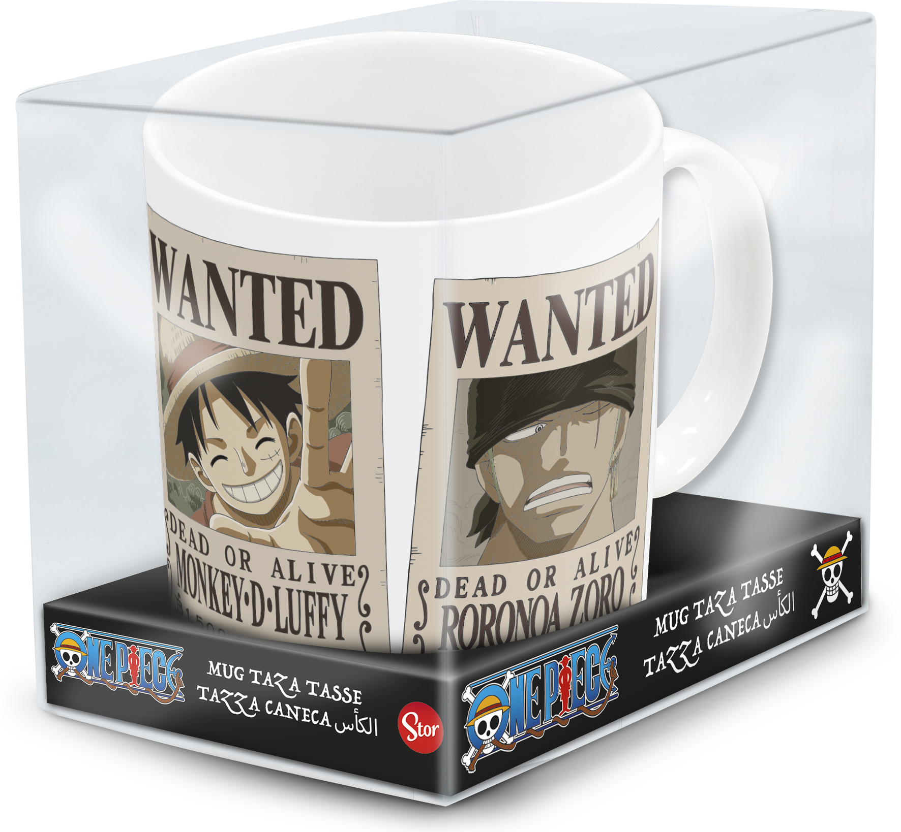 ONE PIECE - Wanted - Mug 325ml : ShopForGeek.com: Tasse Stor One Piece