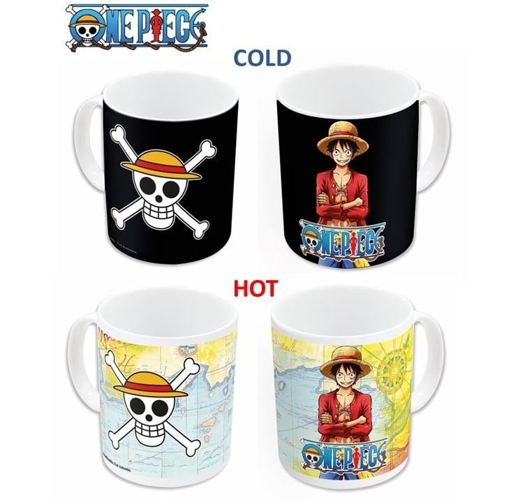 ONE PIECE - Luffy - Heat Change Mug - 11 Oz : ShopForGeek.com: Mug Stor ...