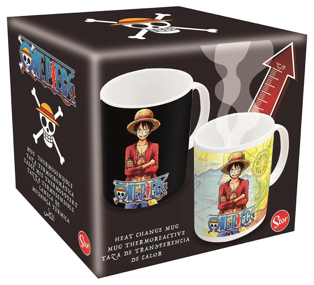 ONE PIECE - Luffy - Heat Change Mug - 325ml : ShopForGeek.com: Mok Stor ...