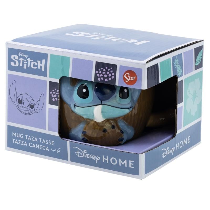 STITCH - Noix de Coco - Mug 3D - 414 ml : ShopForGeek.com: Mug Stor DISNEY