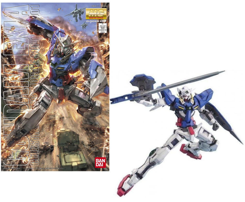 GUNDAM - MG 1/100 Gundam Exia - Model Kit 18cm : ShopForGeek.com: Model ...