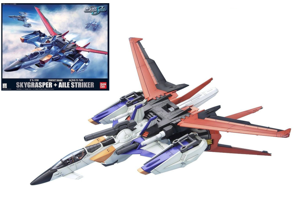 GUNDAM - PG 1/60 FX-550 Skygrasper + Aile Striker - Model KIt REPROD ...