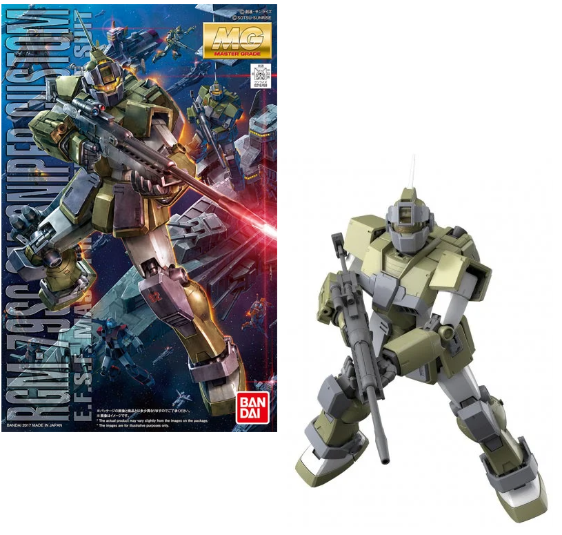 GUNDAM - MG 1/100 RGM-79SC Sniper Custom - Model Kit : ShopForGeek.com ...