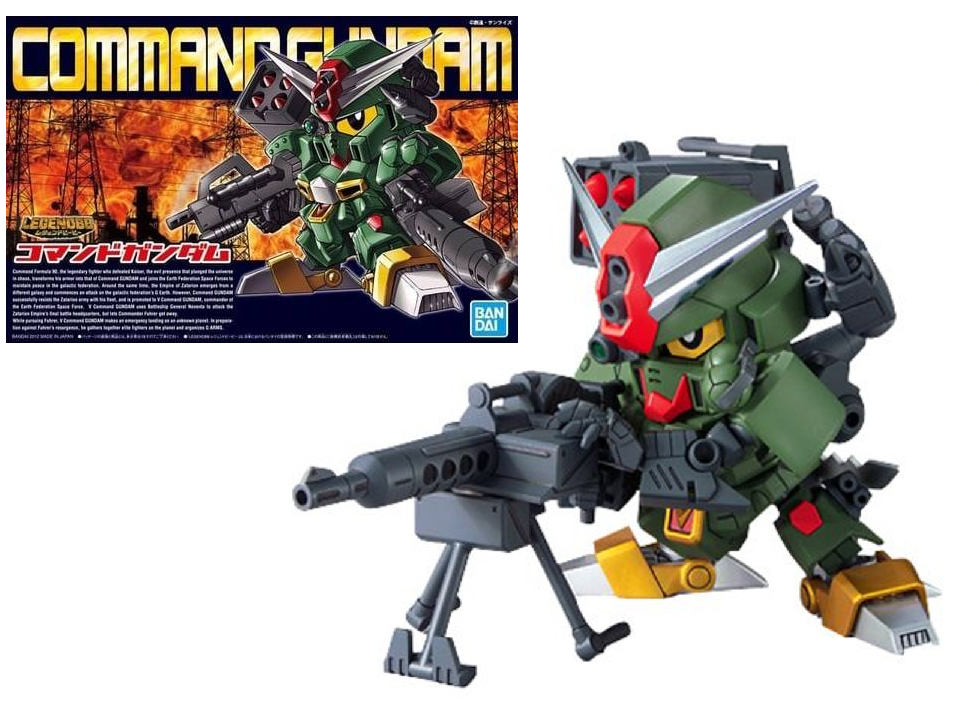 GUNDAM - SD - BB370 LegendBB Command Gundam - Model Kit - 8cm ...