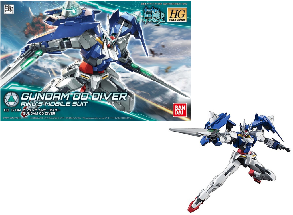 GUNDAM - HG 1/144 Gundam 00 Diver "No Reprod/Special Price" -Model Kit : ShopForGeek.com: Modelo ...