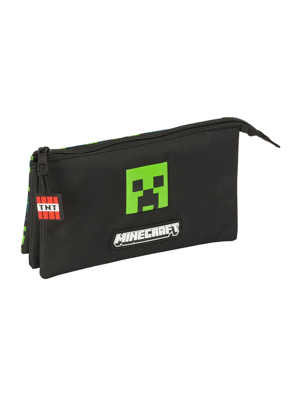 MINECRAFT - TNT - Triple Pencil Case : ShopForGeek.com: Estuche Safta ...