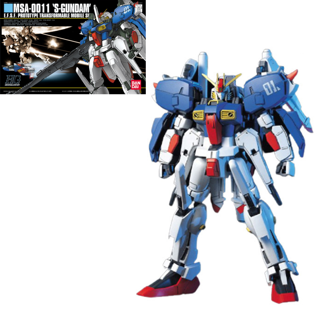 GUNDAM - HGUC 1/144 MSA-0011 'S-Gundam' - Model Kit : ShopForGeek.com ...