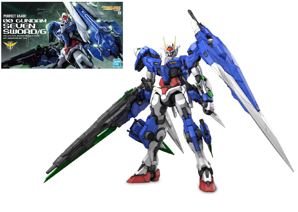 GUNDAM - PG 1/60 00 Gundam Seven Sword/G - Model Kit REPROD ...