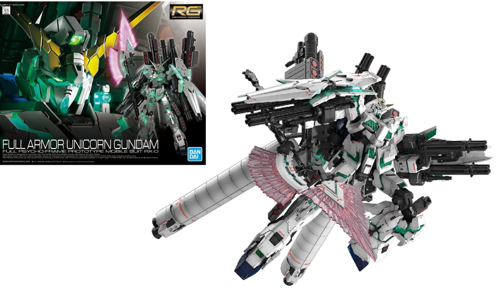 GUNDAM - RG 1/144 RX-0 Full Armor Unicorn Gundam - Model Kit ...