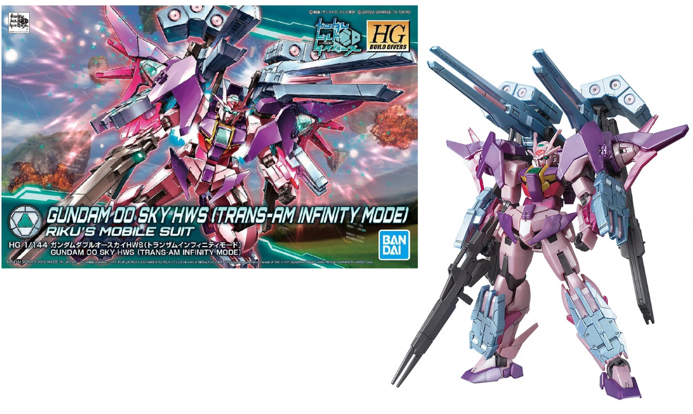 GUNDAM - HGBD 1/144 00 SKY Trans-Am Infinity Mode Aiku - Model Kit ...