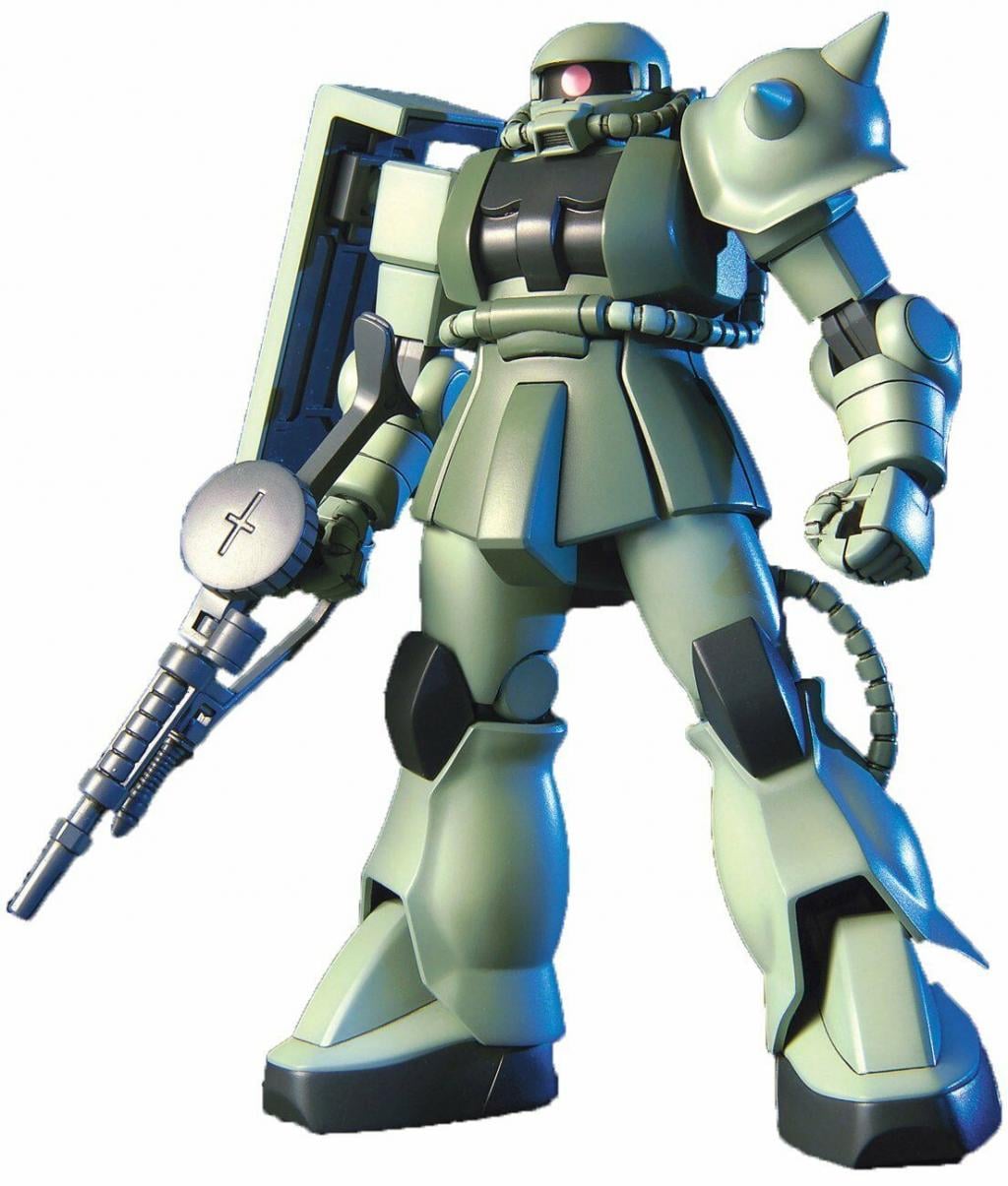 GUNDAM - HGUC 1/144 MS-06 Zaku II Mass Production - Model Kit : ShopForGeek.com: Model Kit ...