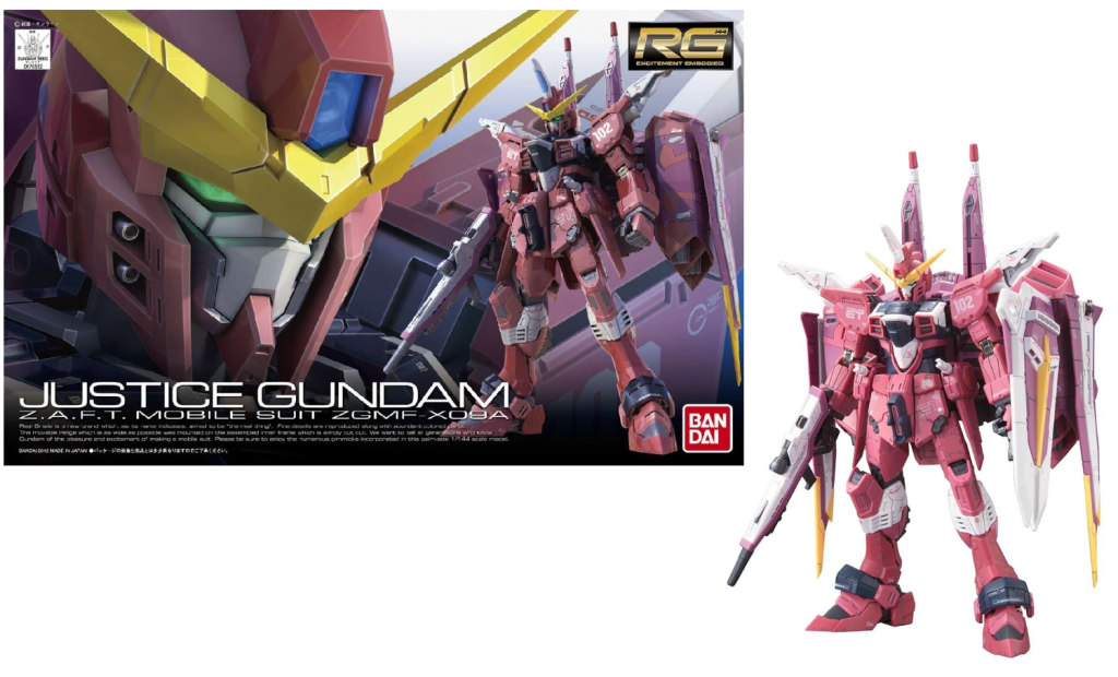 GUNDAM - RG 1/144 Justice Gundam - Model Kit : ShopForGeek.com: Model ...