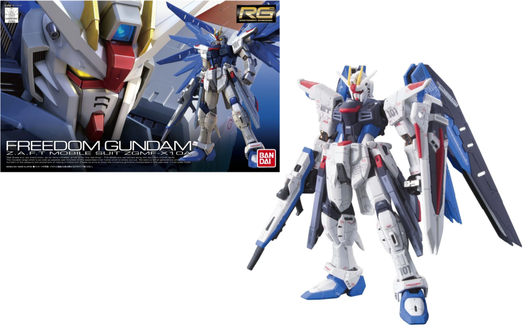 GUNDAM - RG 1/144 Freedom Gundam - Model Kit 13cm : ShopForGeek.com ...
