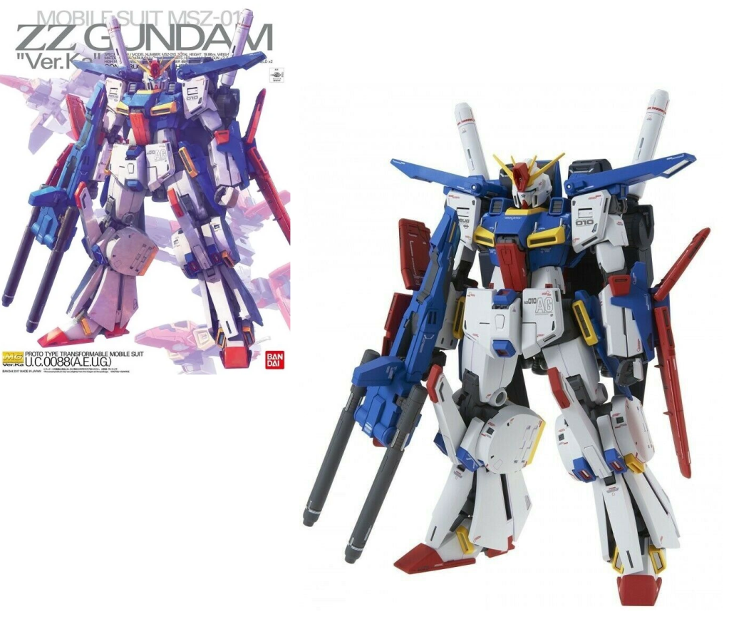 GUNDAM - MG 1/100 ZZ Gundam Ver. Ka (Campaign) - Model Kit ...
