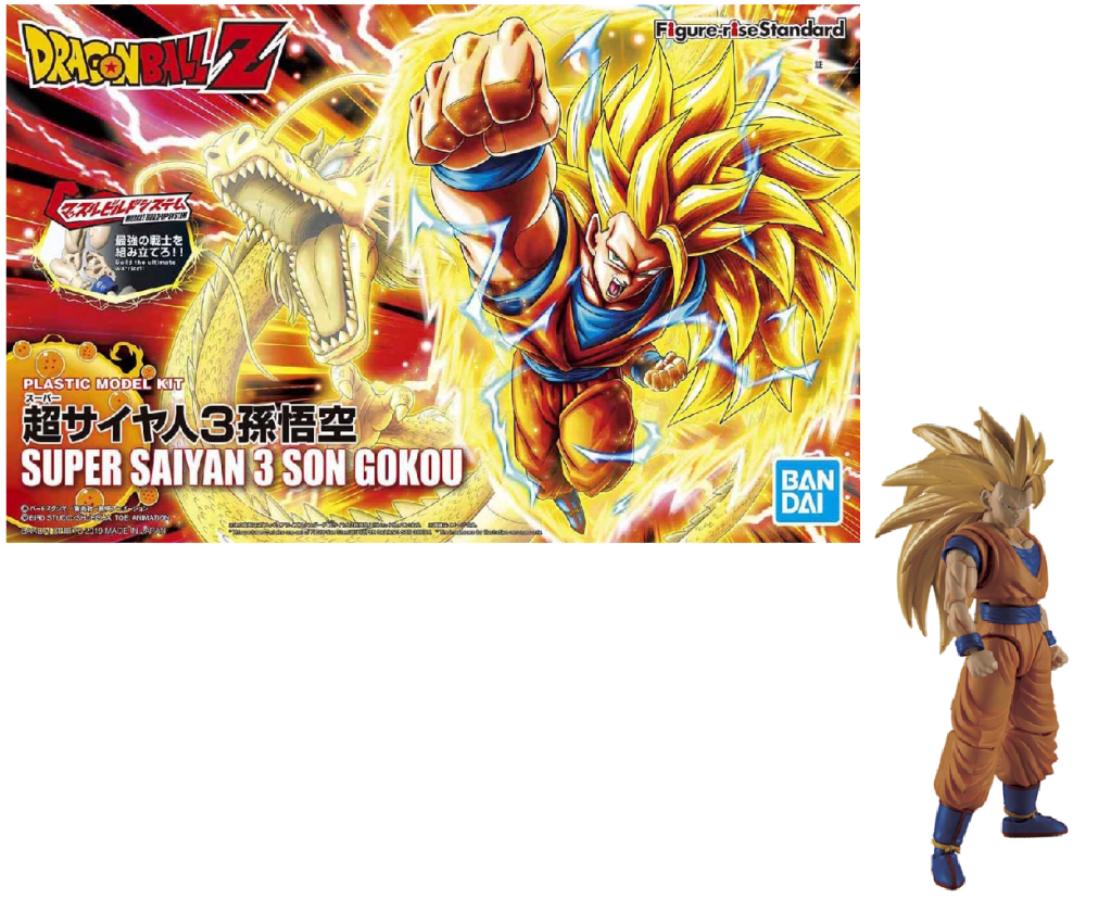 DRAGON BALL - Figure-rise Standard Super Saiyan 3 Son Goku - Model Kit ...