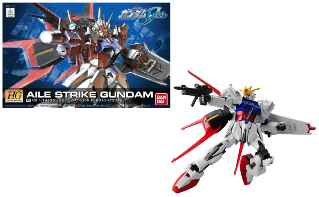GUNDAM - HG R01 Aile Strike Gundam GAT-X105 1/144 - Model Kit : ShopForGeek.com: Modelo de kit ...
