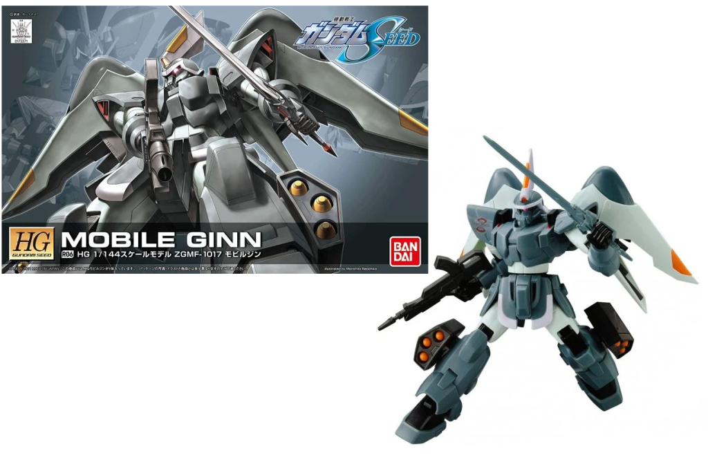 GUNDAM - HG R06 Mobile Ginn Gundam ZGMF-1017 1/144 - Model Kit ...