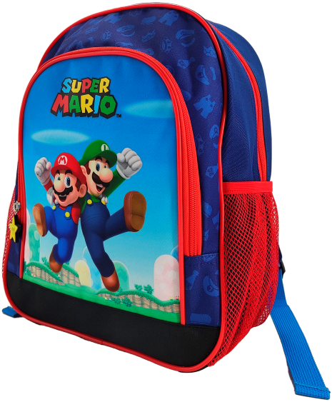 MARIO - Mario et Luigi - Sac à Dos 2 Compartiments '37x21x18cm ...
