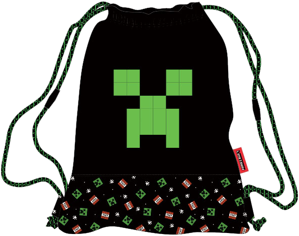MINECRAFT - Creeper - Gym Bag "33 X 46 Cm" : ShopForGeek.com: Bag Minecraft