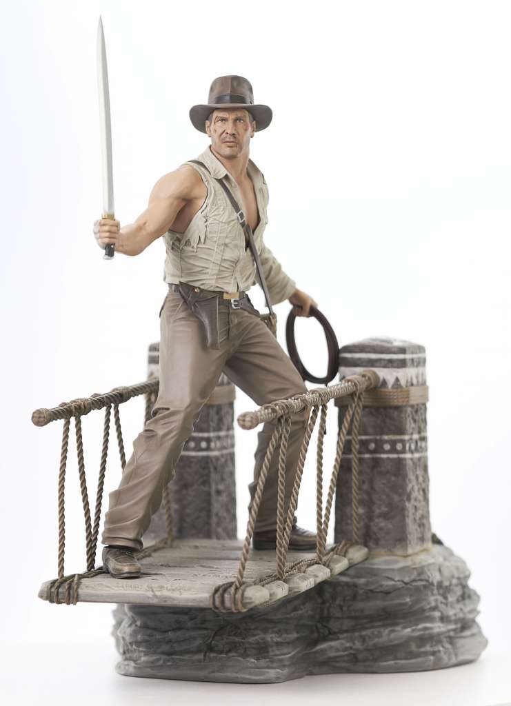 INDIANA JONES 2 - Indiana Jones - Statue Deluxe Gallery 25cm ...