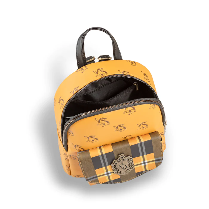 HARRY POTTER - Hufflepuff - Mini Plaid Backpack '25x25cm' : ShopForGeek ...
