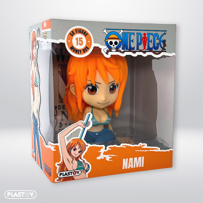 ONE PIECE - Nami - Money Box PVC 15cm : ShopForGeek.com: Hucha Plastoy ...