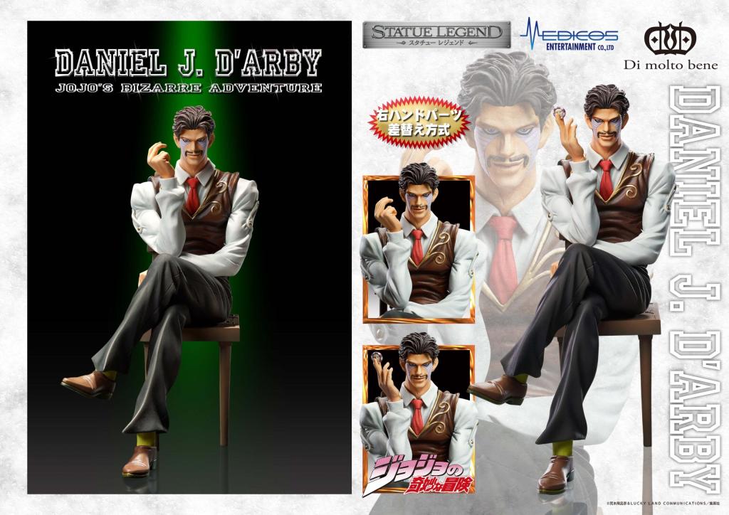 JOJO PART 3 - Daniel J Darby - Statue Legend 14cm : ShopForGeek.com ...