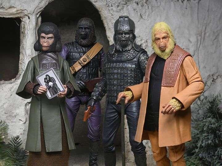 PLANET OF THE APES - 4 Figures Pack 17cm : ShopForGeek.com: Figurita Neca
