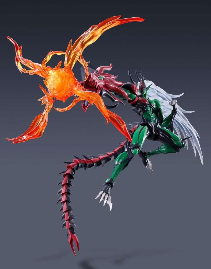 YU-GI-OH! - Elemental Hero Flame Wingman - Fig. S.H. MonsterArts 19cm ...