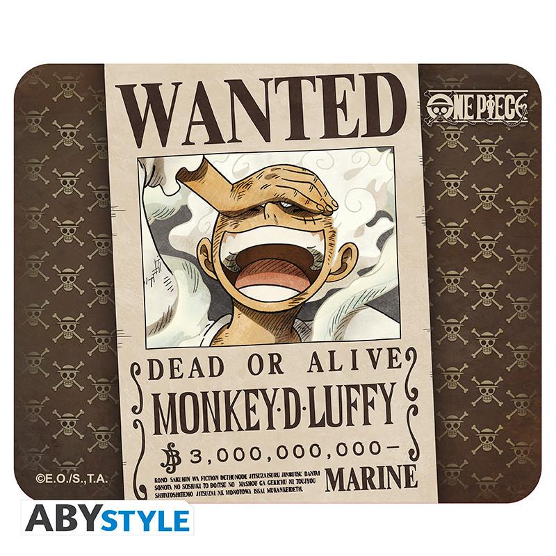 ONE PIECE - Wanted Luffy - Mouse Pad : ShopForGeek.com: Muismat ...