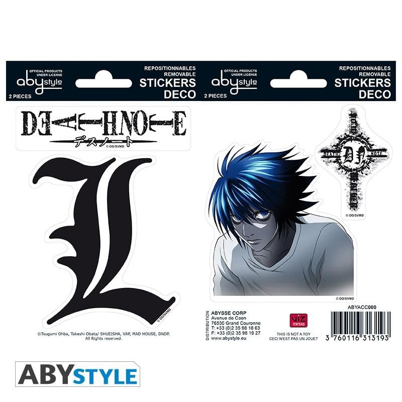 DEATH NOTE - Stickers - 16x11cm / 2 Sheets - L : ShopForGeek.com ...