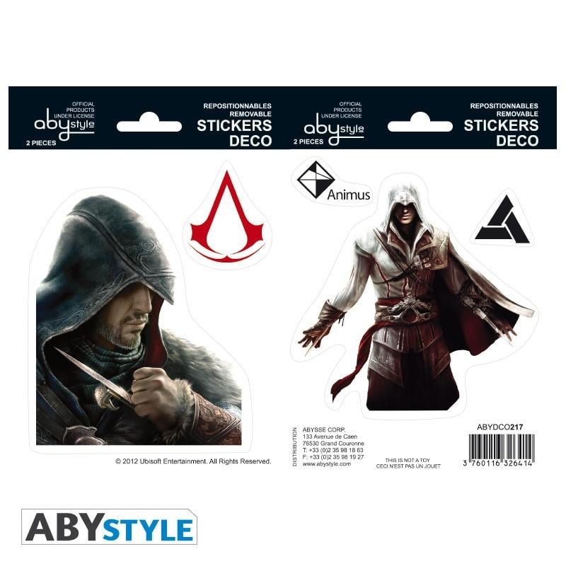ASSASSIN'S CREED - Stickers - 16x11cm / 2 Sheets - Ezio/Altair ...