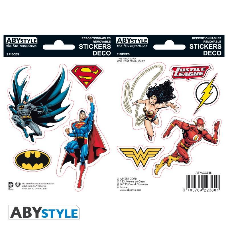 DC COMICS - Stickers - 16x11cm / 2 Sheets - Justice League ...
