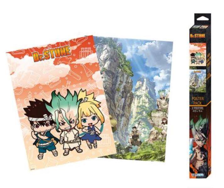 DR STONE - Artworks - Set de 2 posters '52x38' : ShopForGeek.com ...