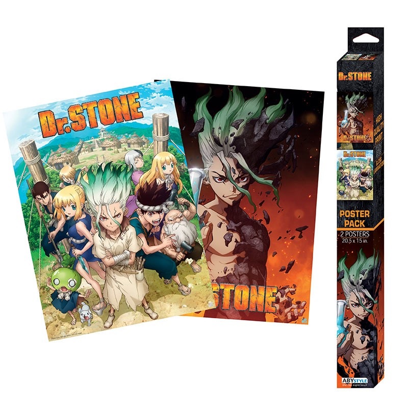 DR STONE - Set 2 posters '52x38' : ShopForGeek.com: Poster ABYstyle Dr ...