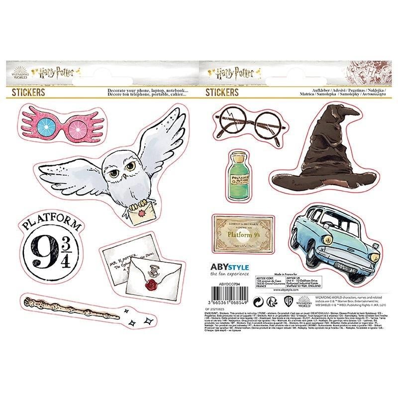 HARRY POTTER - Magical Objects - Set of 2 boards of stickers ...
