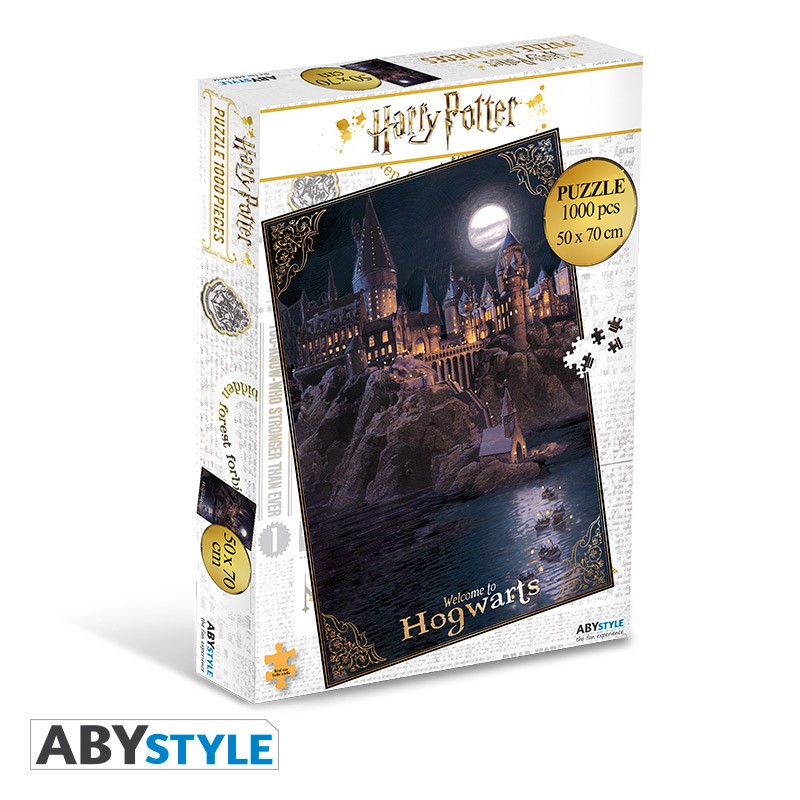 HARRY POTTER - Jigsaw Puzzle 1000 pieces - Hogwarts : ShopForGeek.com ...