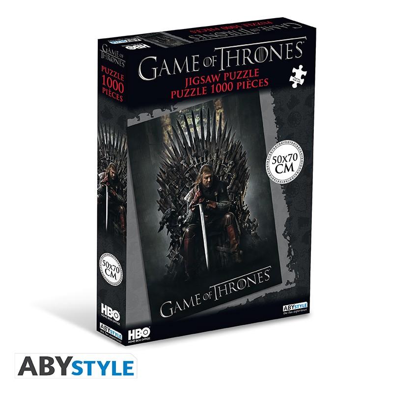 GAME OF THRONES - Jigsaw Puzzle 1000 pieces - Iron Throne : ShopForGeek ...