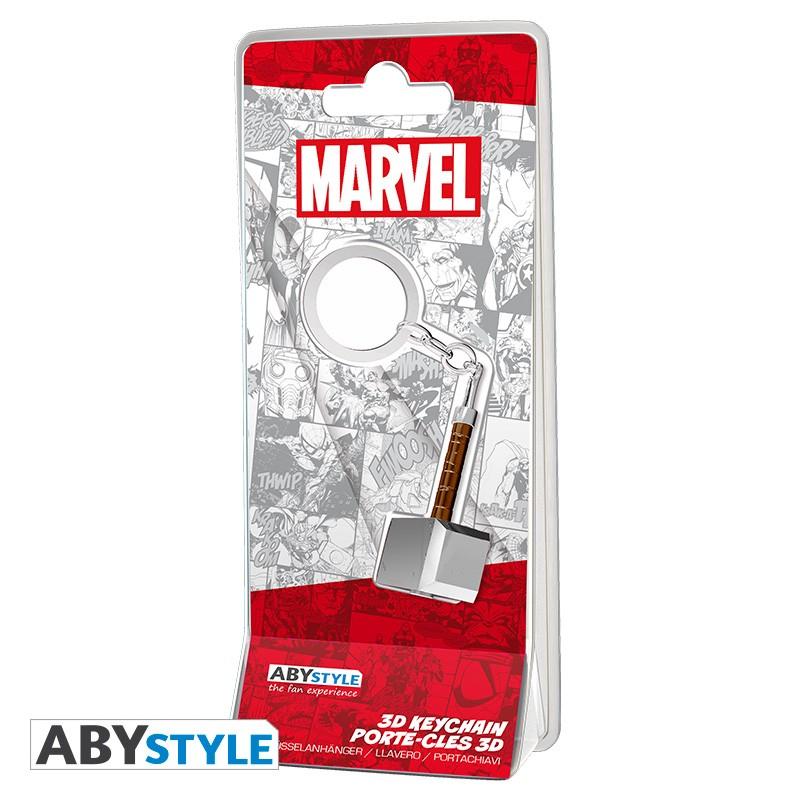 MARVEL - Keychain Metal 3D - Thor's Hammer - Mjolnir : ShopForGeek.com ...