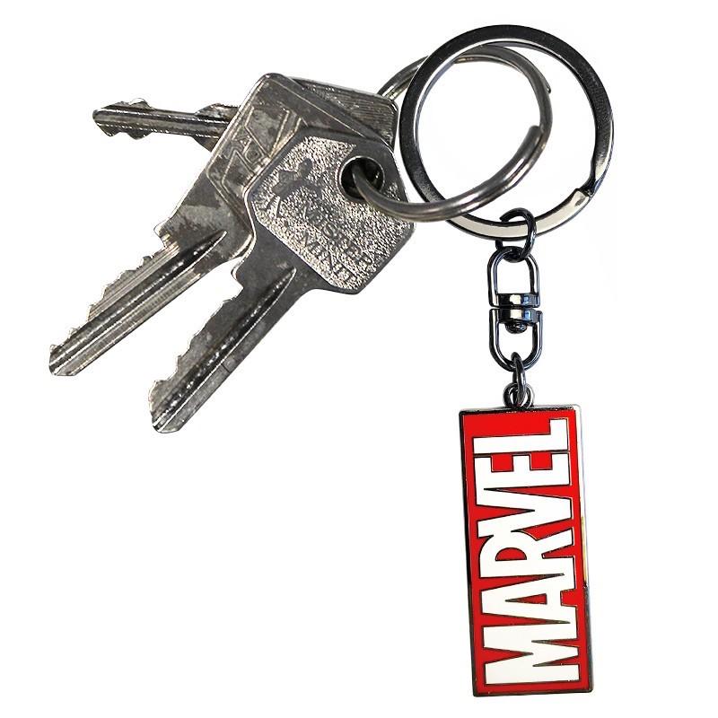 MARVEL - Metal Keychain - Marvel Logo : ShopForGeek.com: Keyring ...