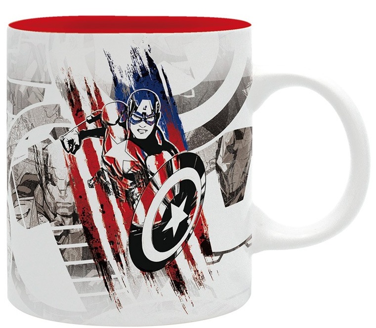 MARVEL - Captain America Design - Mug 320ml : ShopForGeek.com: Mug ...
