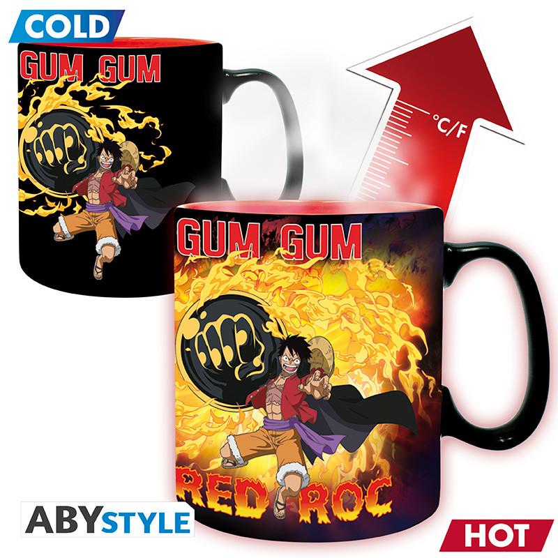 ONE PIECE - Luffy vs Kaido - Mug Heat Change 460ml : ShopForGeek.com: Mug ABYstyle One Piece