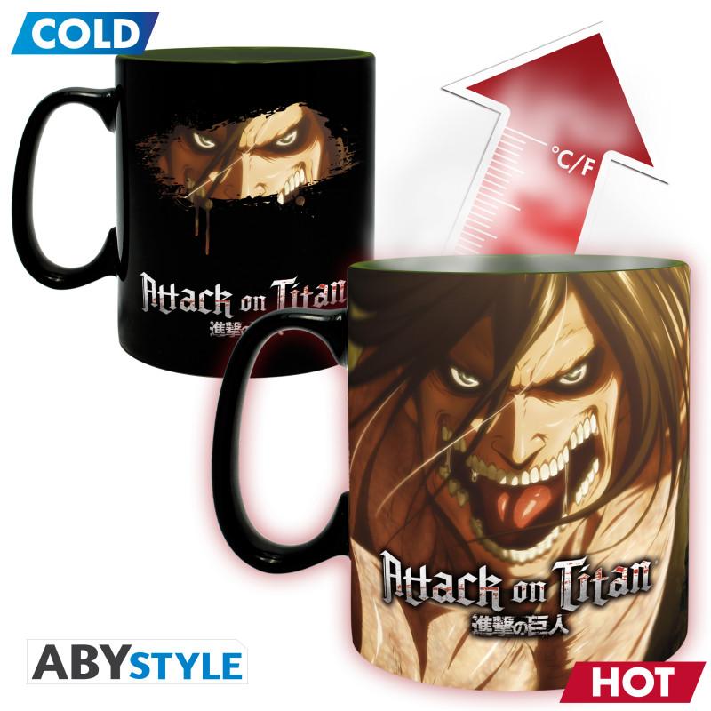 ATTACK ON TITAN - Titans - Mug Heat Change 460ml : ShopForGeek.com: Mug ...